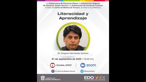 Conferencia Literacidad Y Aprendizaje YouTube