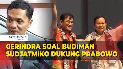 Ini Penjelasan Partai Gerindra Soal Budiman Sudjatmiko Dukung Prabowo