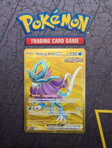 Pok Mon Tcg Walking Wake Ex Temporal Forces Gold Hyper