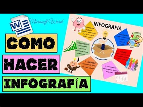 CÓMO HACER UNA INFOGRAFÍA EN WORD EN 5 MINUTOS YouTube