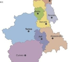 Cartina Muta Fisica E Politica Del Piemonte Da Stampare