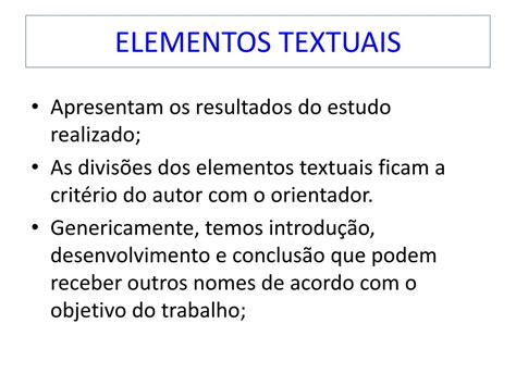 PPT A estrutura do artigo científico e outros PowerPoint Presentation