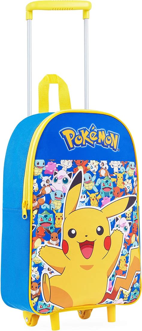 Pokemon Maletas Viaje para Niños Maleta Cabina Avion con Pikachu