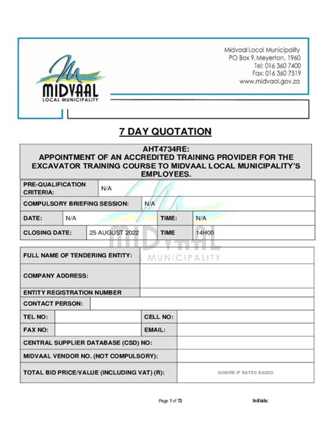 Fillable Online Appointment Of An Accredited Training Service Provider
