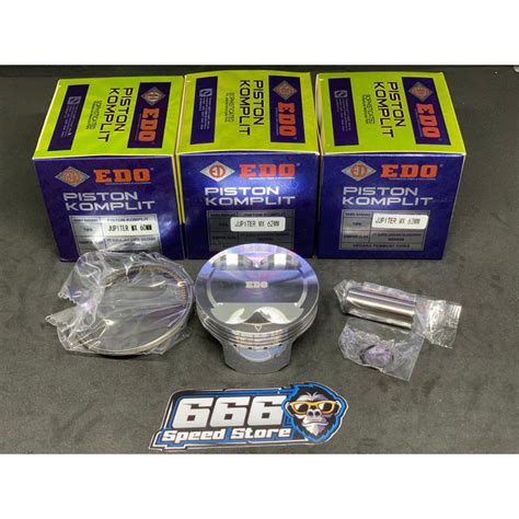 Jual Piston Kit Set Merk Edo Racing Untuk Jupiter Mx Vixion Uk 60 62 63