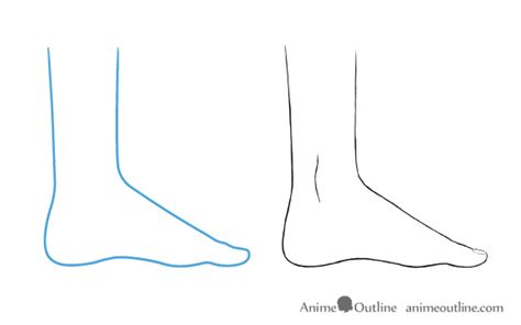 How To Draw Anime And Manga Feet From Different Views AnimeOutline