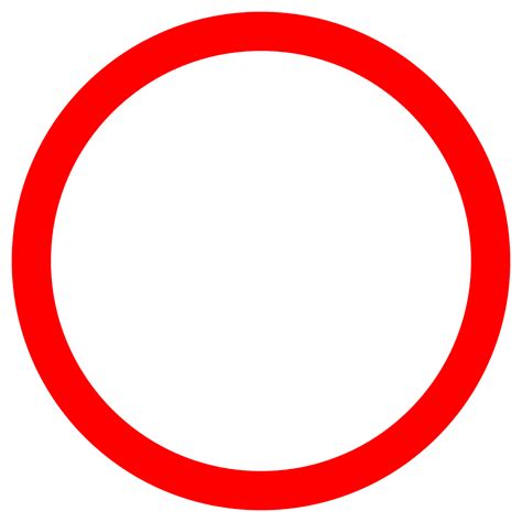 Red Circle Transparent Background Png Circle Red Transparent