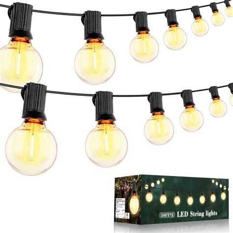Dott Arts Cadena De Luces Led Para Exteriores Resistente Al Agua