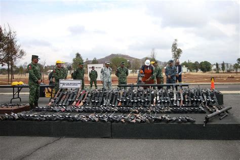 Destruye Ejército Mexicano 252 armas NTR Zacatecas