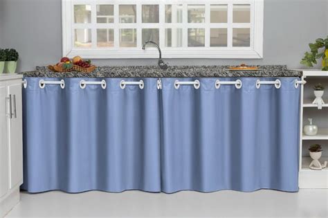 Cortina Pia De Cozinha Pvc Impermeável E Antimofo 2 80x0 80 Feffo