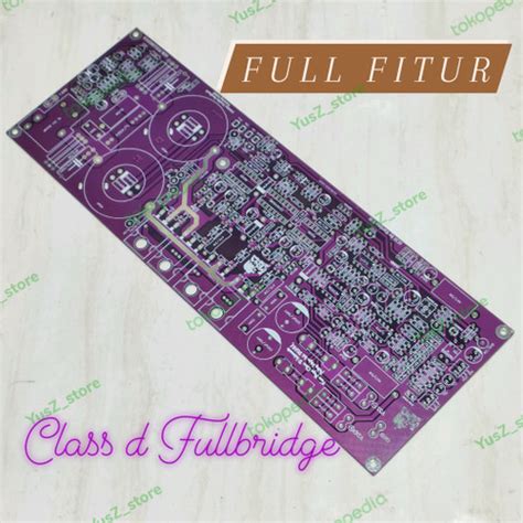 Jual PCB D2K Neo Fullbridge Dual Feedback Class D Power Amplifier