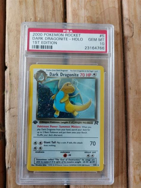 The Pokémon Company Graded Card Dark Dragonite psa 10 1st Catawiki