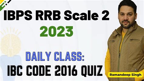IBPS RRB GBO Scale II III 2023 IBC 2016 Quiz YouTube