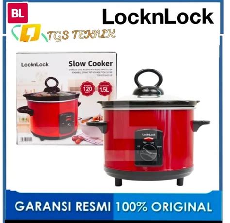 Jual Slow Cooker Locknlock Ejp Red Ejp Red Slow Cooker Locknlock