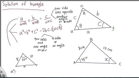spm add maths form 4 solution of triangle youtube