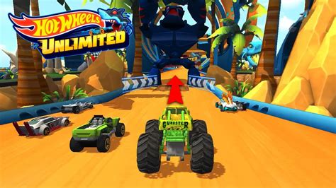 HOT WHEELS UNLIMITED 2 GUNKSTER Dawgzilla Race In My Tracks YouTube