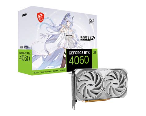 MSI GeForce RTX 4060 VENTUS 2X WHITE 8G OC VTS