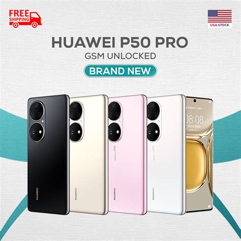Huawei P50 Pro JAD LX9 256GB 8GB RAM FACTORY UNLOCKED 50MP EMUI 12