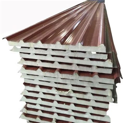 Color Coated 60mm PUF Insulated Roofing Panels At Rs 100 Square Feet In