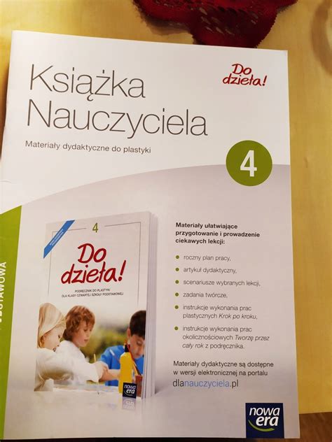 Książka nauczyciela Plastyka Do dzieła 4 8841441646 oficjalne