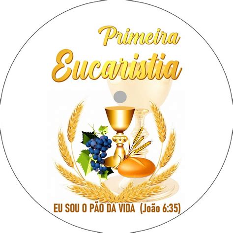 Painel Sublimado Redondo Eucaristia X Elo