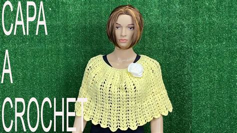COMO TEJER CAPA A CROCHET YouTube