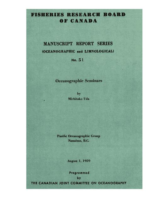Fillable Online Waves Vagues Dfo Mpo Gc Basic Data For The 1976