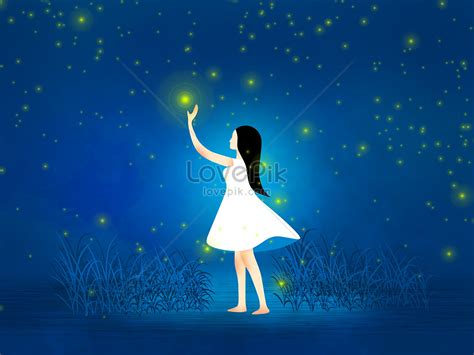 Hermosa Noche De Luci Rnagas Psd Ilustraciones Imagenes Descarga