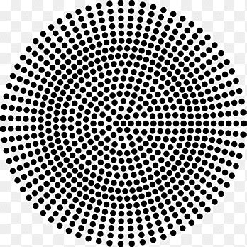 Círculo blanco y negro punto monocromo crayones ángulo blanco png