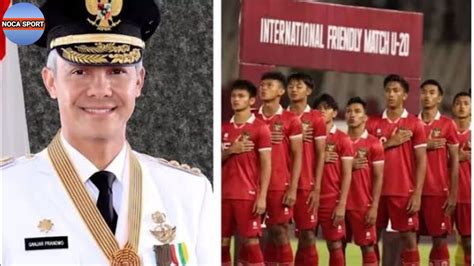 Pernyataan Ganjar Pranowo Soal Timnas Indonesia Batal Main Di Piala