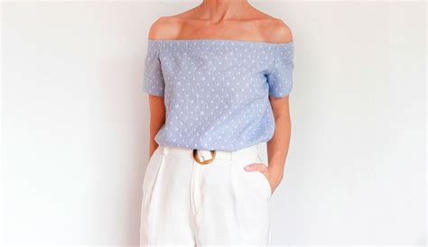 Cómo hacer una blusa campesina Top hombros descubiertos