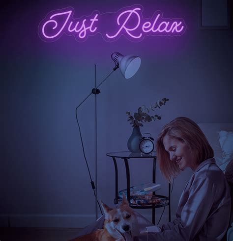 Buy Just Relax LED Neon Sign Online NeonChamp