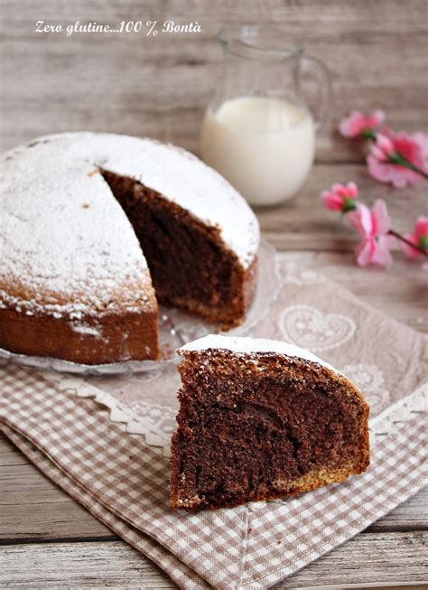 Torta Soffice Alla Panna E Cacao Senza Glutine