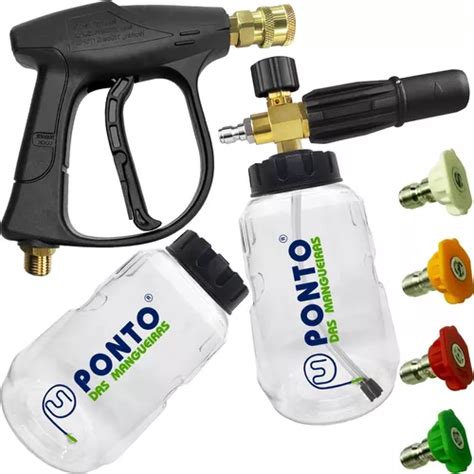 Pistola Snow Foam Gf Bicos Coloridos Eng R Pido Lavor Power