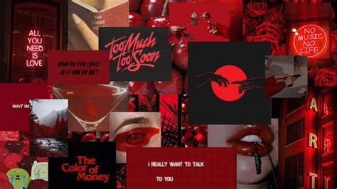 Red Desktop Aesthetic Wallpapers Top Free Red Desktop Aesthetic