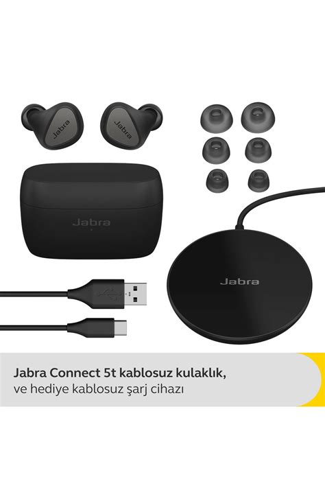 Jabra Elite 5 Kablosuz Kulak Içi Kulaklık ve Kablosuz Sarj Cihazı ANC