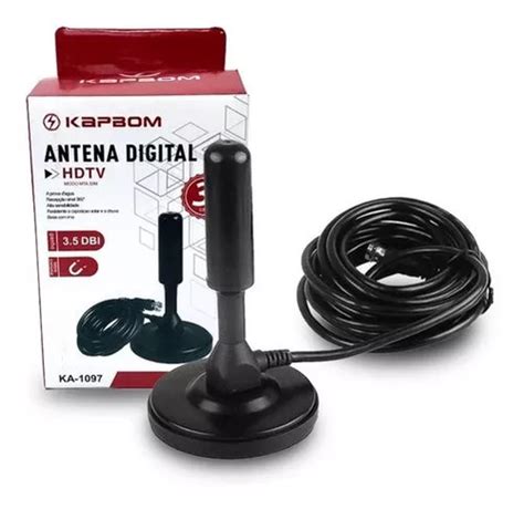 Antena Digital Interna E Externa Pra Tv Kapbom Ka Mercadolivre