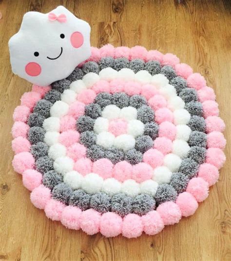 20 Amazing DIY Pom Pom Rug Ideas DIYCraftsGuru