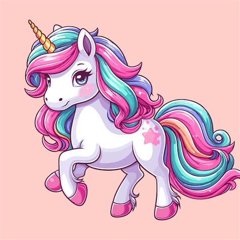 Premium Vector Cute Unicorn Vector Cartoon Illustration