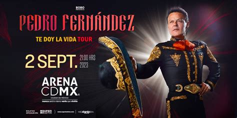 Eventos Musicales En Mexico On Twitter Pedro Fernandez En CDMX Se