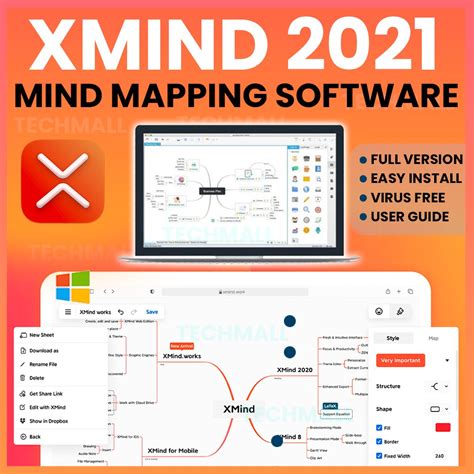 Xmind Mind Mapping Software Full Version May Shopee