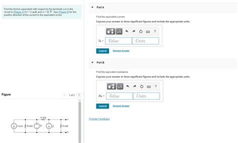 Solved Part A Find The Norton Equivalent With Respect To The Chegg