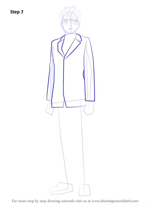 How To Draw Kazuma From Noragami Noragami Step By Step