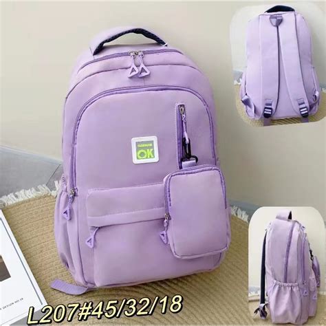 Nova Volsa Para Estudantes Feminina De Grande Capacidade Mochila Ins De