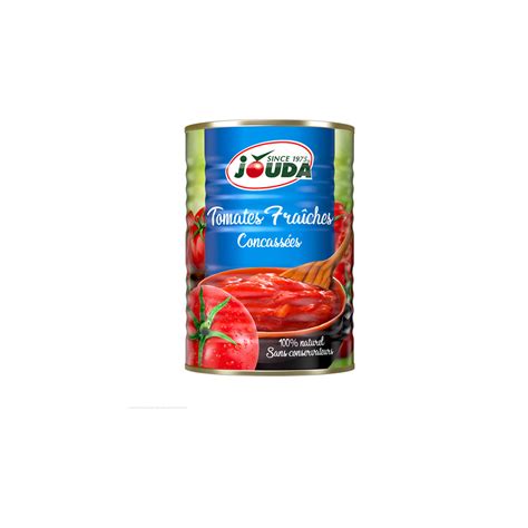 Tomates pelées concassées à lail Jouda 400g Otrity