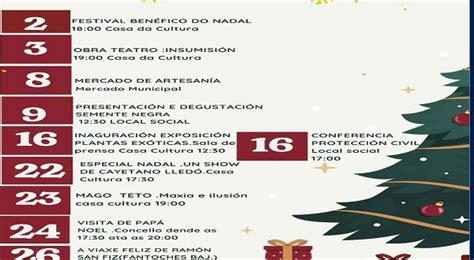 Cariño programa recibir la navidad con una agenda llena de actividades