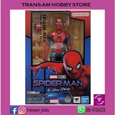 Ready Stock Premium Bandai SHF S H Figuarts Spiderman Spider Man New