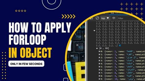 How To Create For Loop On Js Obj How To Apply Loop In Js Obj Insert
