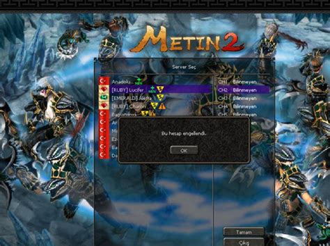 Gameforge Metin2 Haksız Ban Şikayetvar