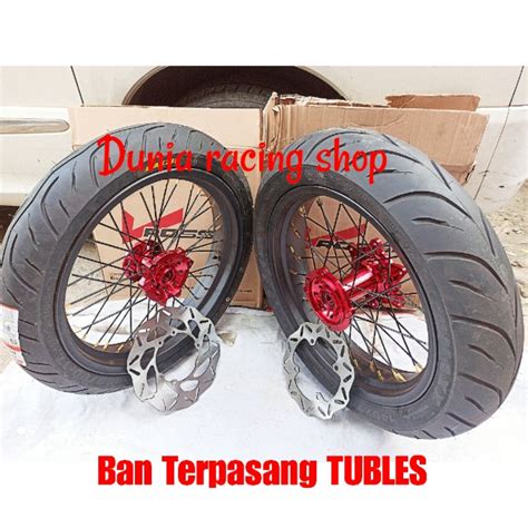 Jual Sepaket Velg Supermoto KLX 150 DTracker 150 CRF 150 Custome Set